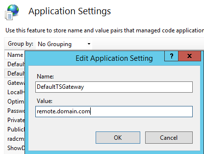 Using the 'Connect to a remote PC' page in RDWeb Remote Desktop Web on ...