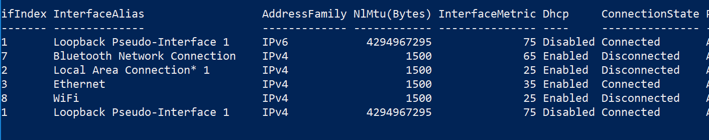 Set network interface priority in Windows 10 using Set-NetIPInterface ...