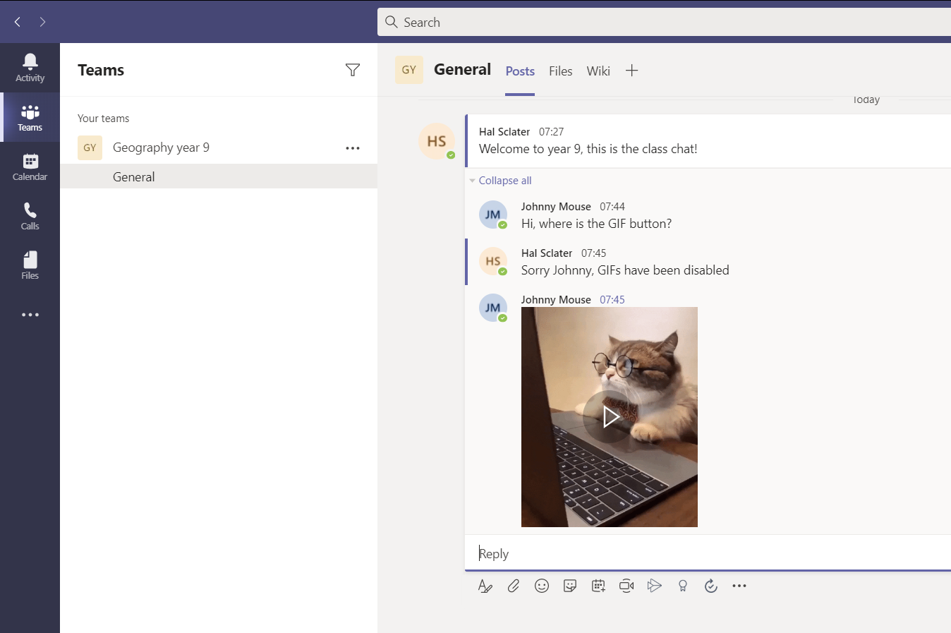 Posting GIFS in Teams when GIFs are disabled – Cloudrun